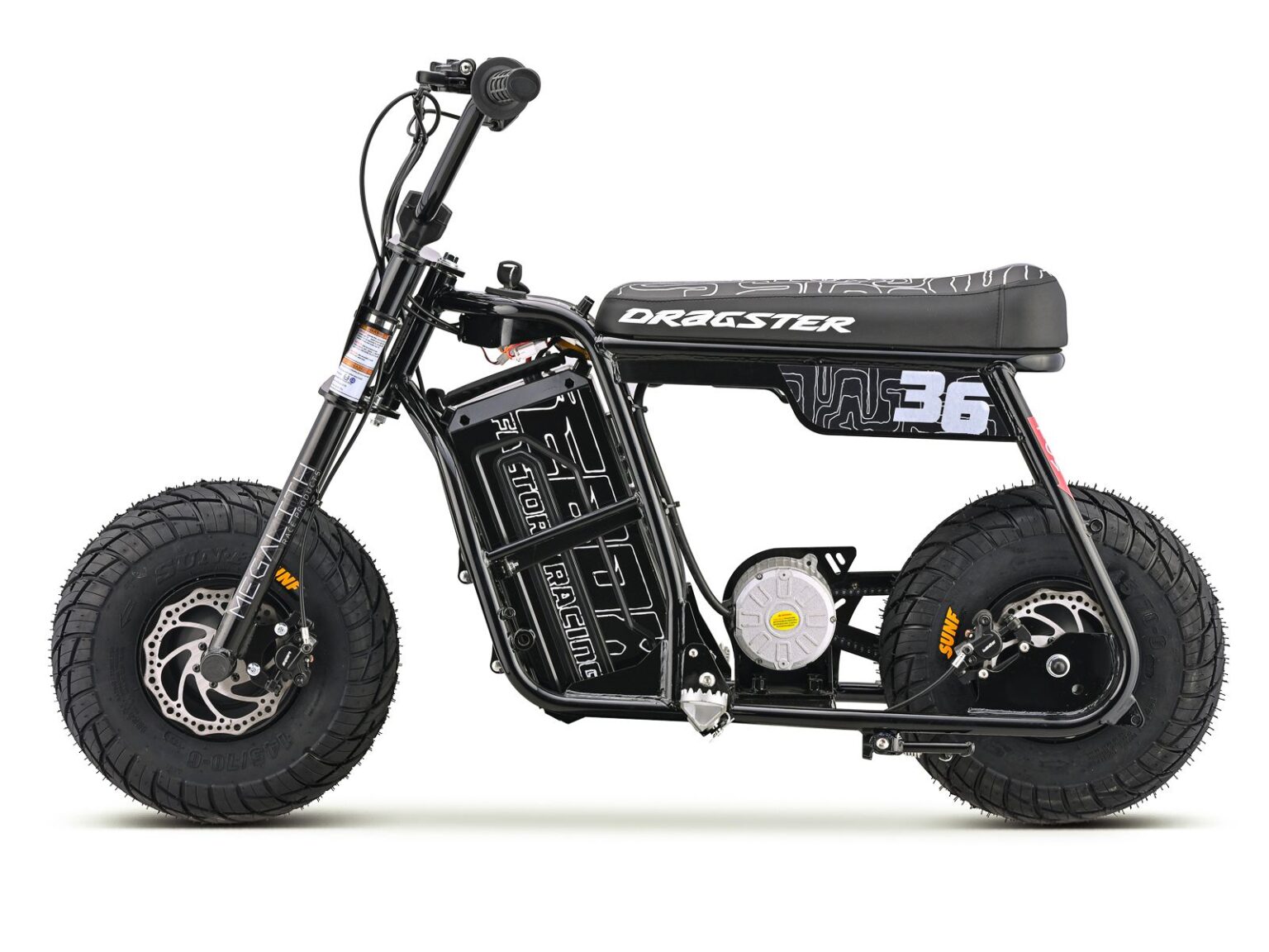 EBOX Dragster Electric Pit Bike – Black SM