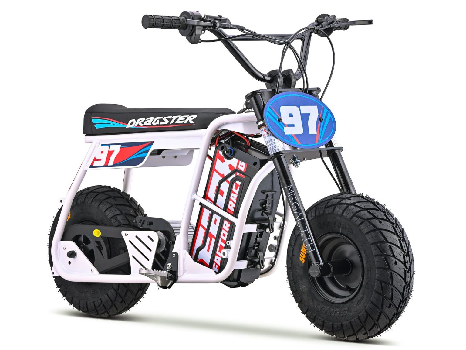 EBOX Dragster Electric Pit Bike – White SM