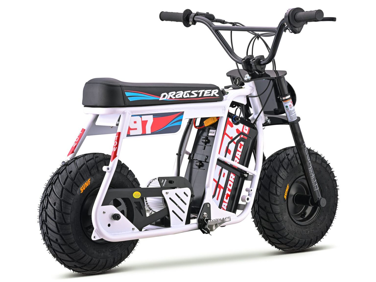 EBOX Dragster Electric Pit Bike – White SM